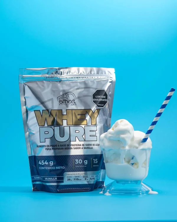 Whey Pure 1 Libra Smart Nutrition 26g prot 15 srv 454g
